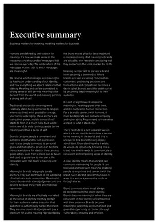 Why Meaning Matters for Business and Business Matters for Meaning | PDF