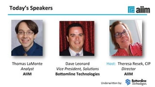 [Webinar Slides] The Low-Hanging Fruit of Document Automation - Finding ...