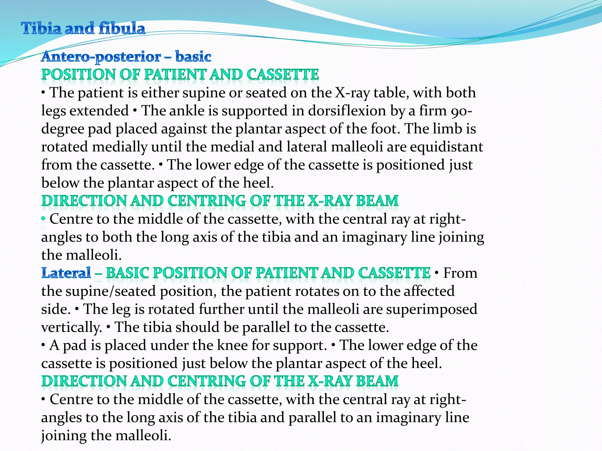the lower limb positioning | PPTX