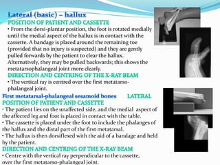 the lower limb positioning | PPTX