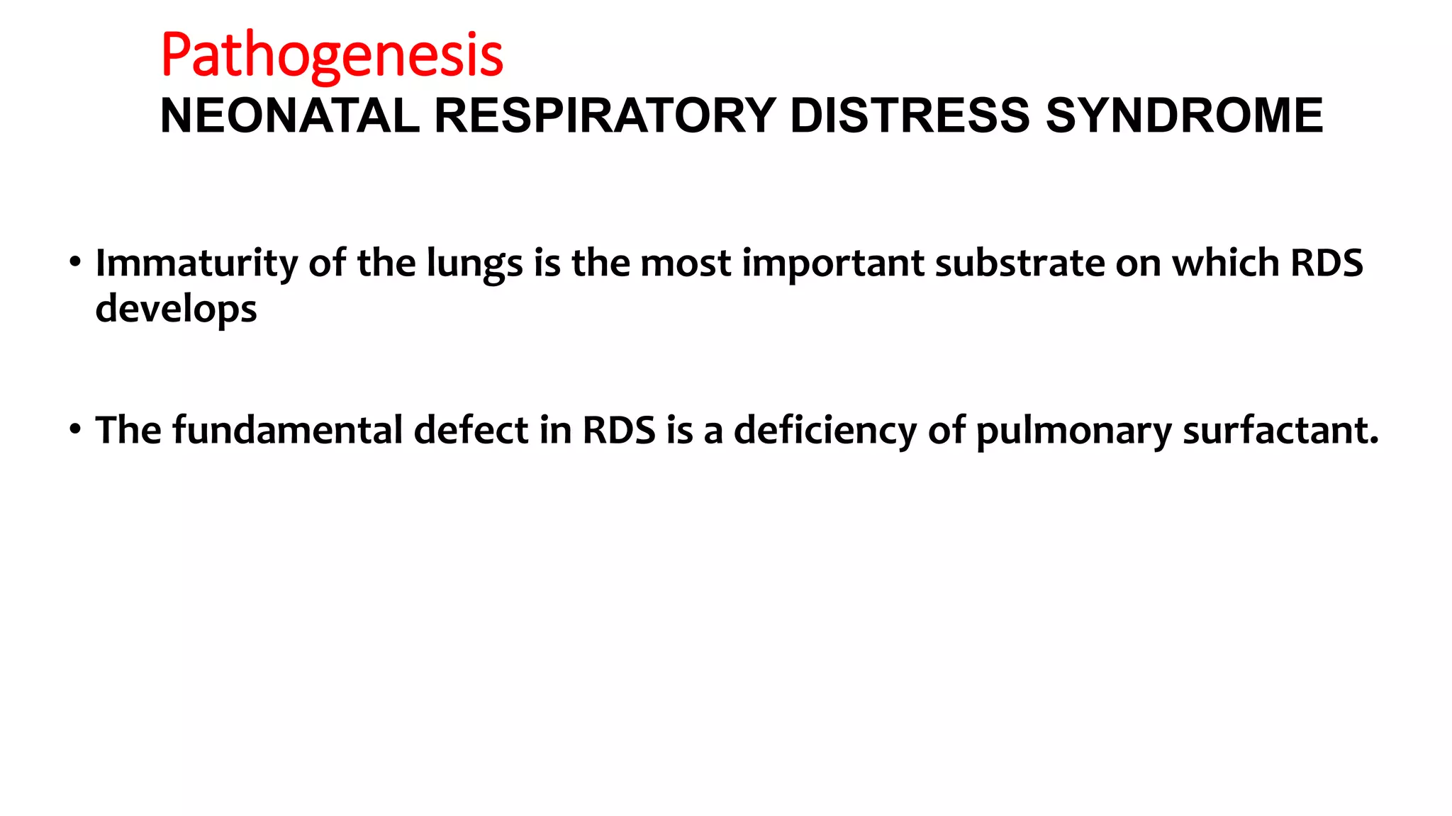 Respiratory Distress Syndrome (HYALINE MEMBRANE DISEASE) | PPTX