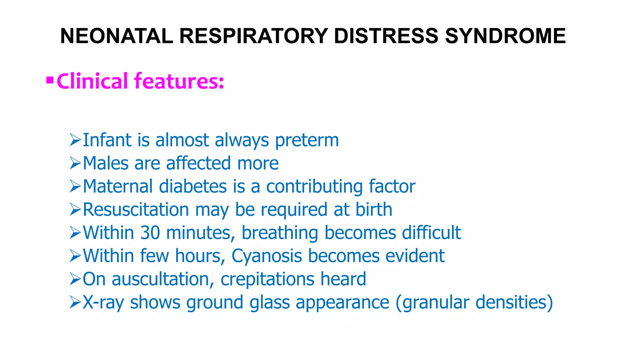 Respiratory Distress Syndrome (HYALINE MEMBRANE DISEASE) | PPTX