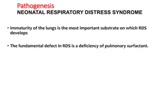 Respiratory Distress Syndrome (HYALINE MEMBRANE DISEASE) | PPTX