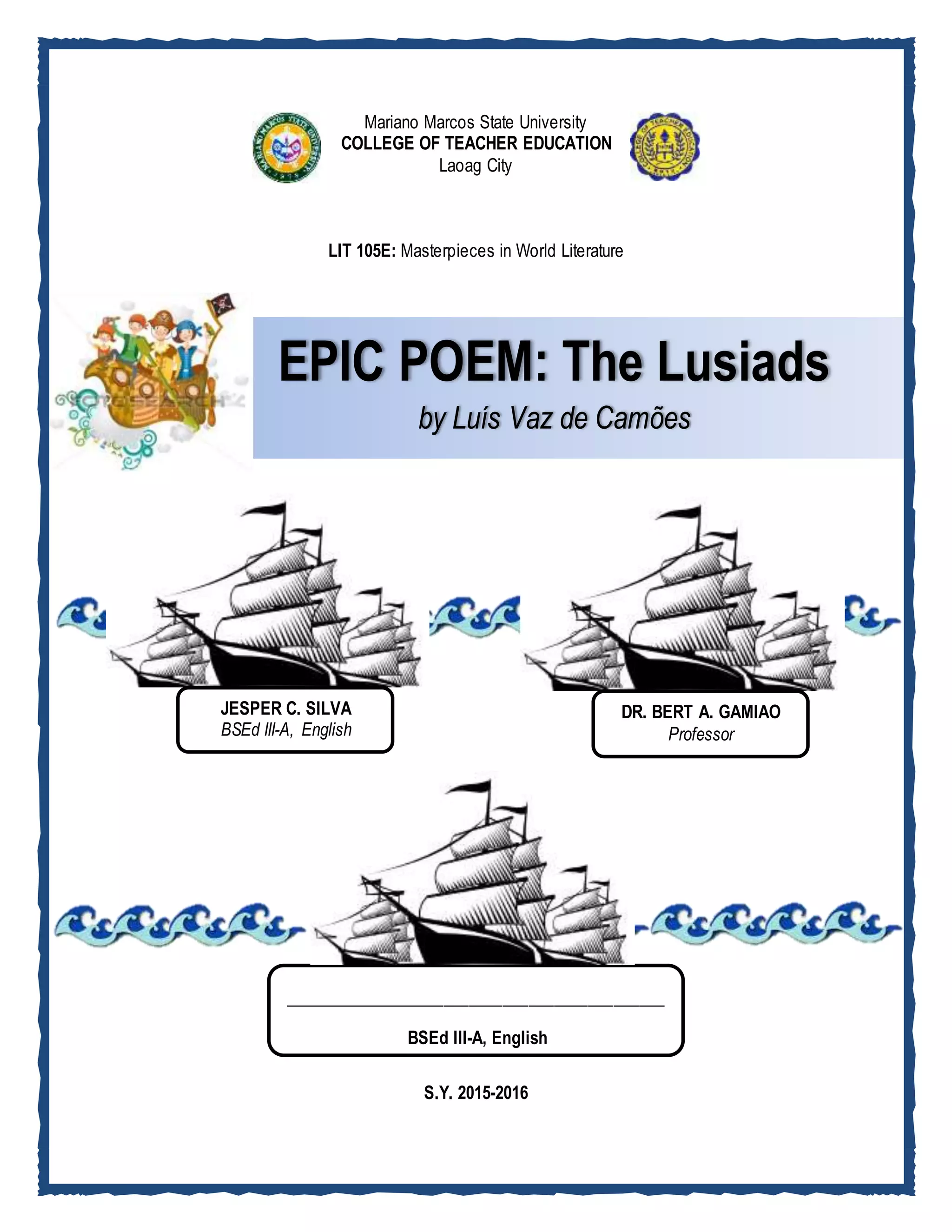 The Lusiads by Luis Vaz de Camoes | DOCX