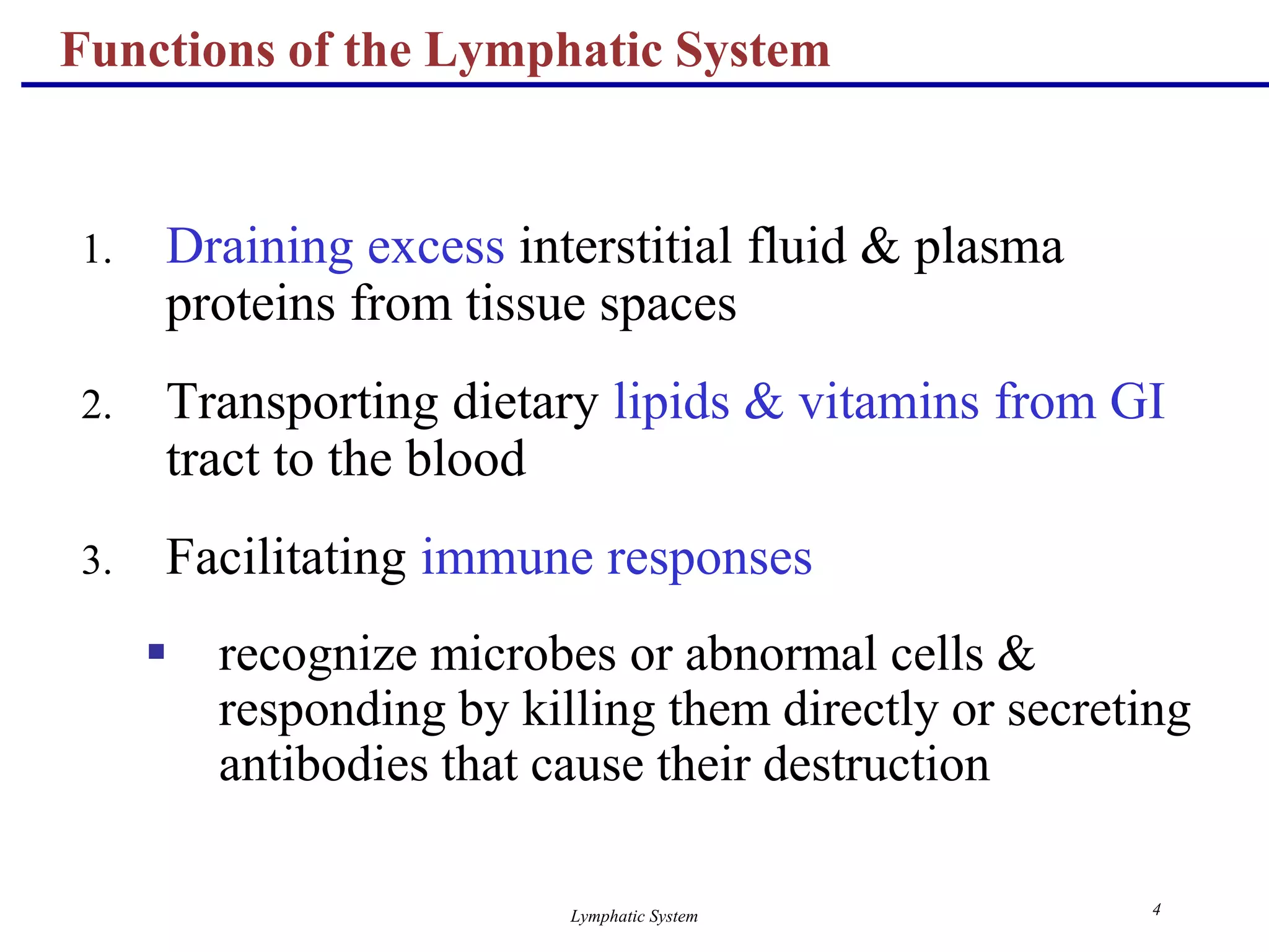 The lymphatic system | PPT