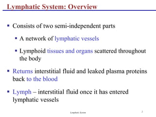 The lymphatic system | PPT
