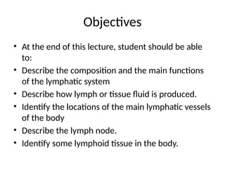 THE LYMPHATIC SYSTEM human anatomy .pptx