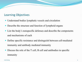 The Lymphatic System and Immunity.pptx lecture | PPTX