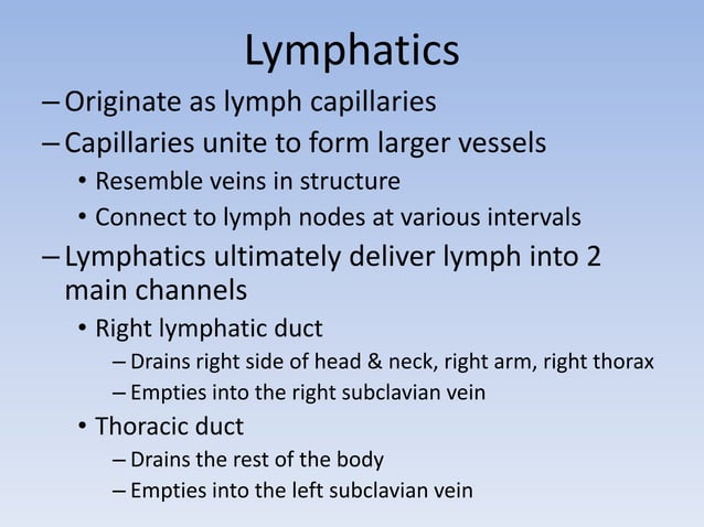The Lymphatic System & Lymphoid Organs And Tissues | PPT