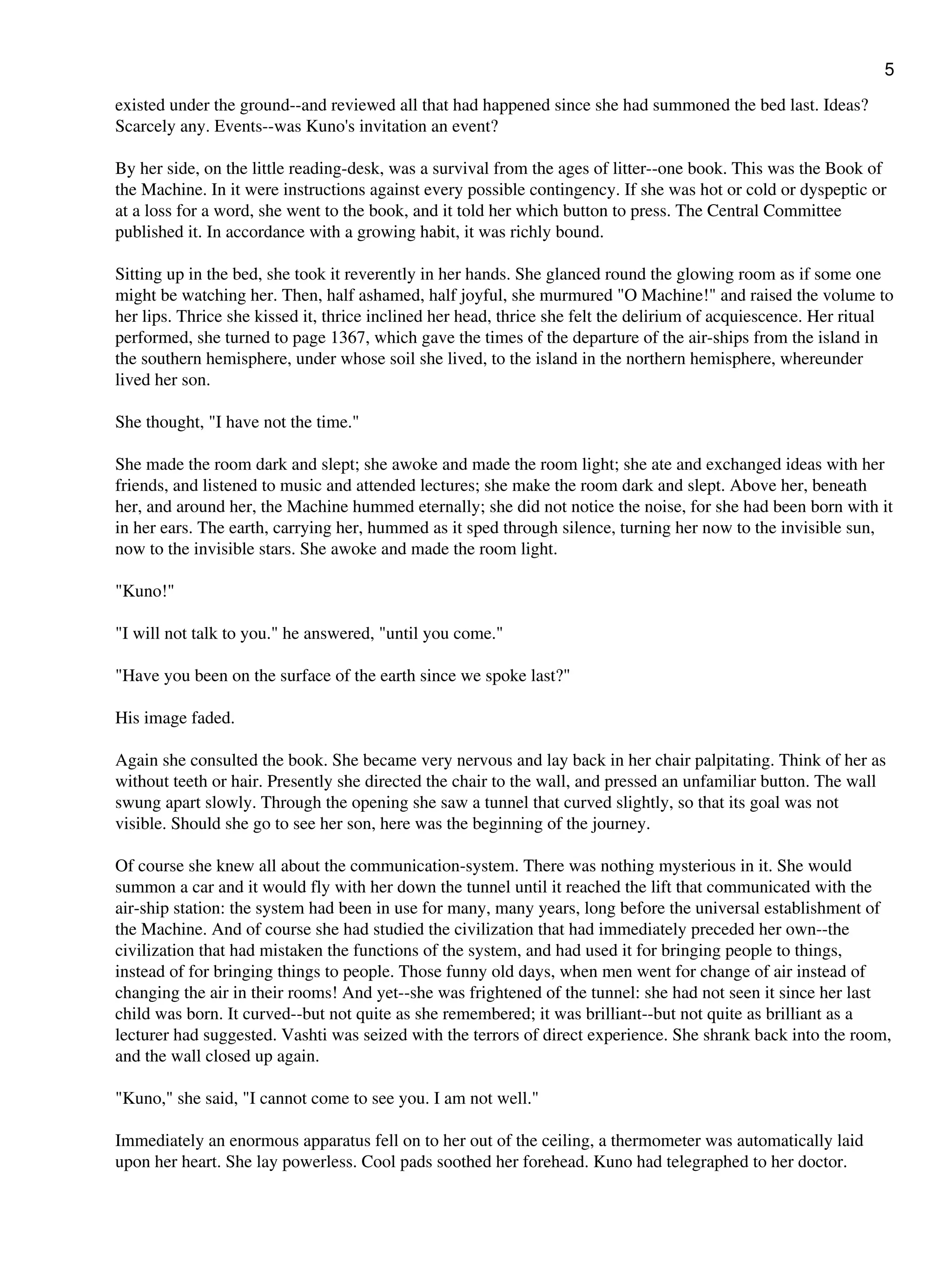The machine stops | PDF