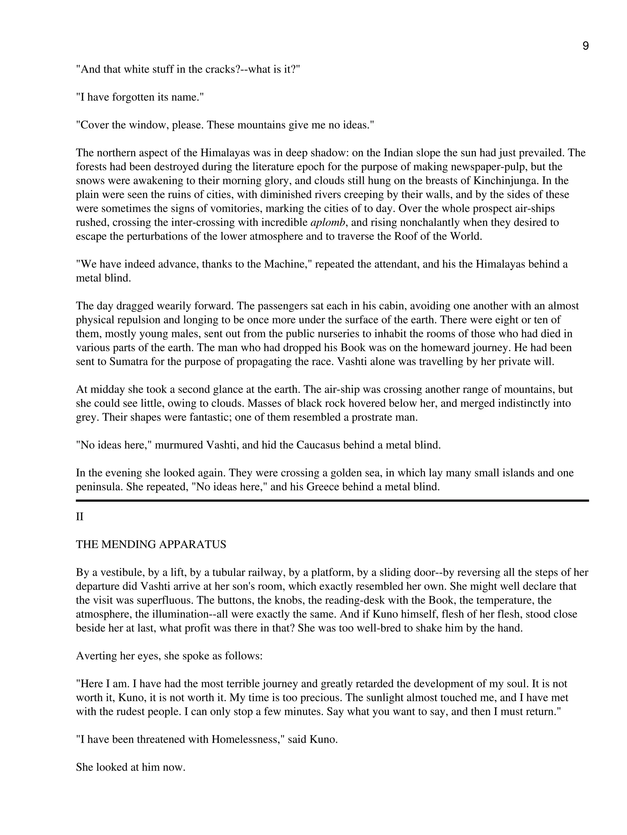The machine stops | PDF