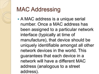 The mac layer | PPTX