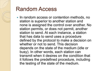 The mac layer | PPTX
