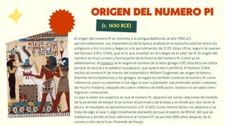 The Magical History of Pi, la historia del numero pi, su origen, su ...