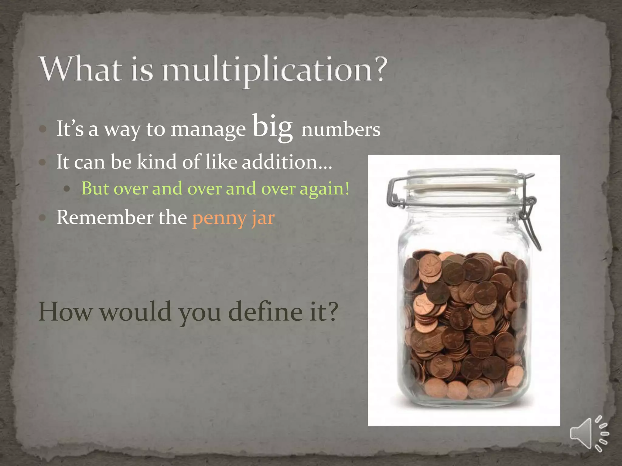 The magical world of multiplication! | PPTX