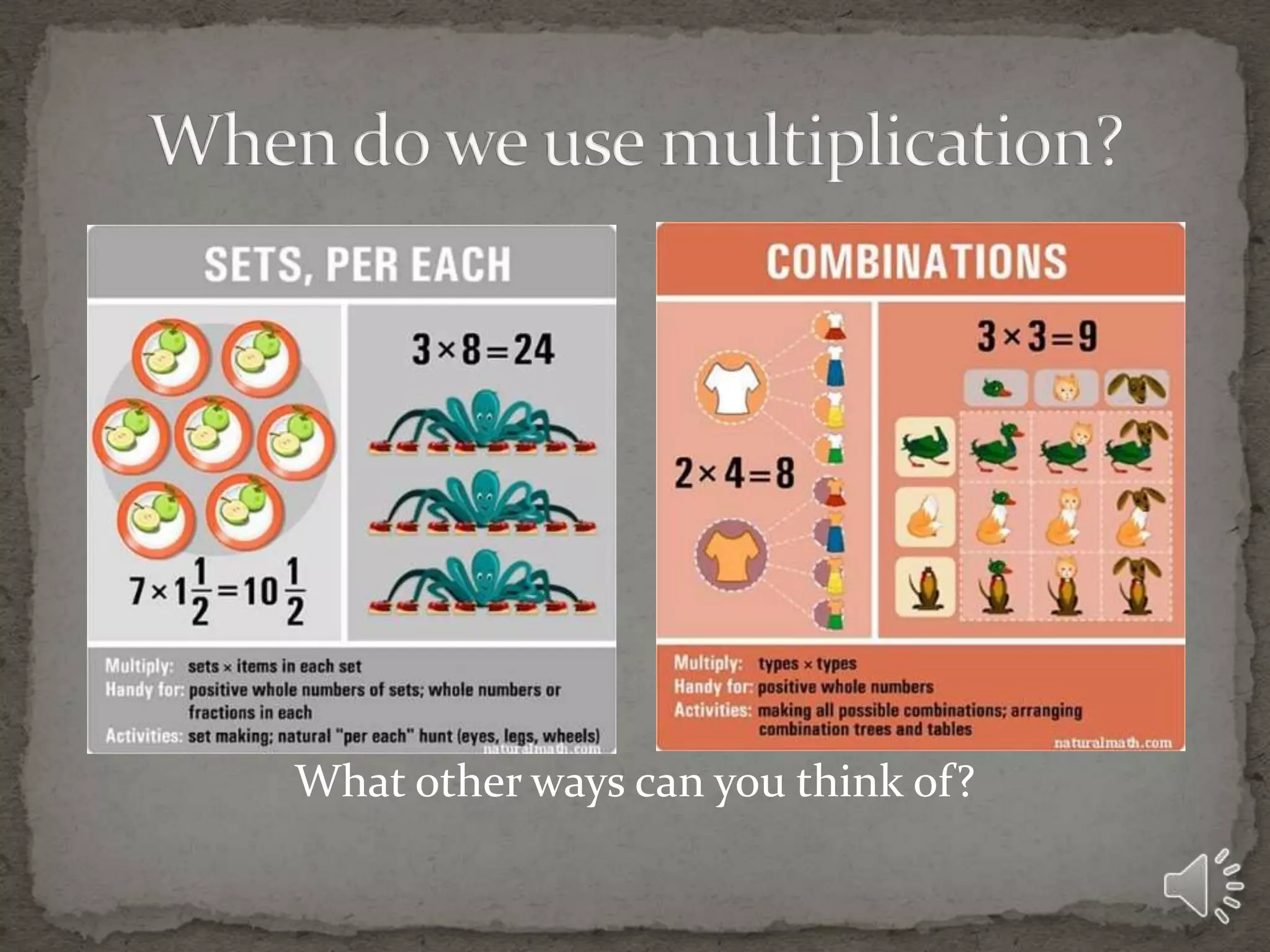 The magical world of multiplication! | PPTX