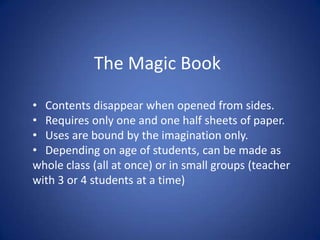 The magic book | PPTX