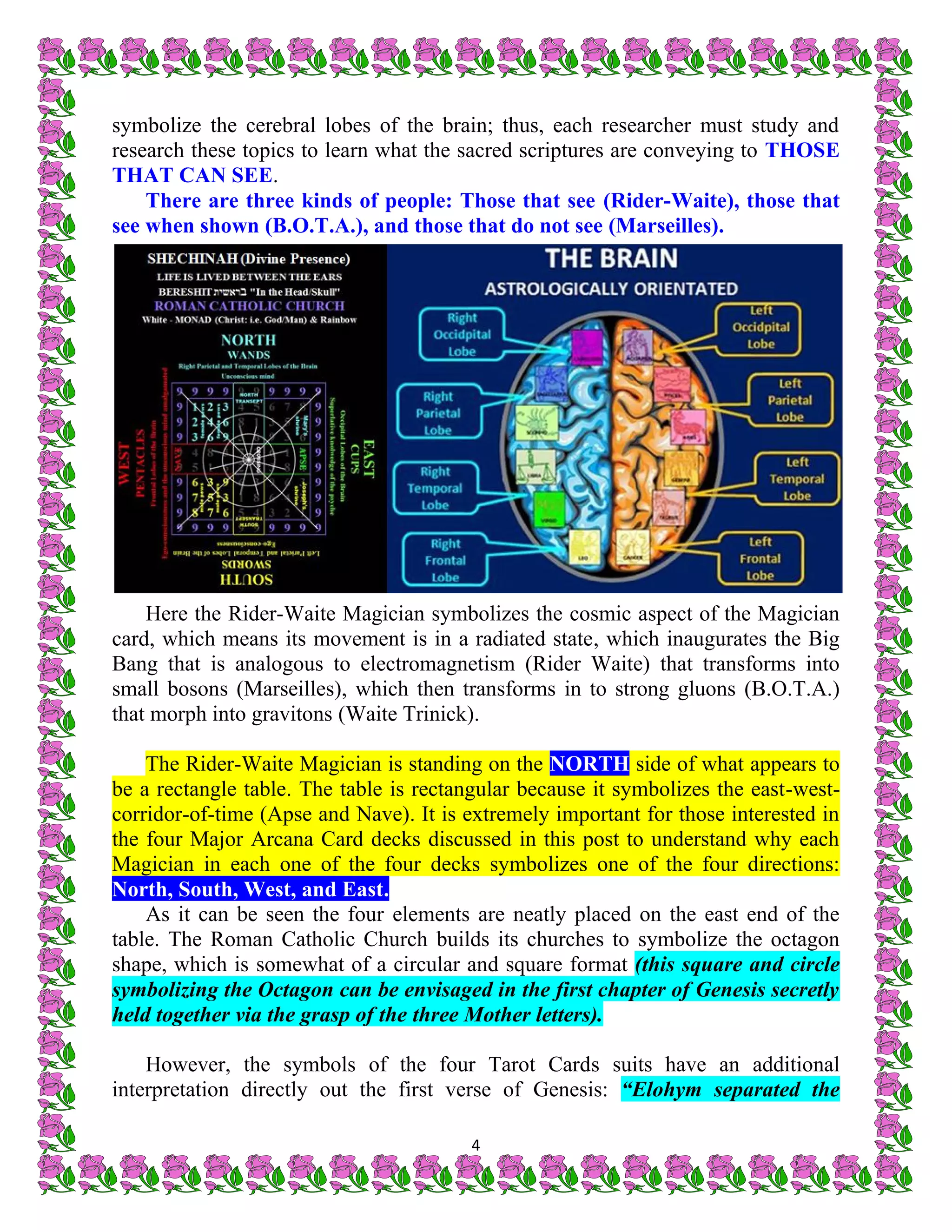 THE GOLDEN DAWN MYSTERY SCHOOL’S Four Major Arcana Tarot Cards decks ...