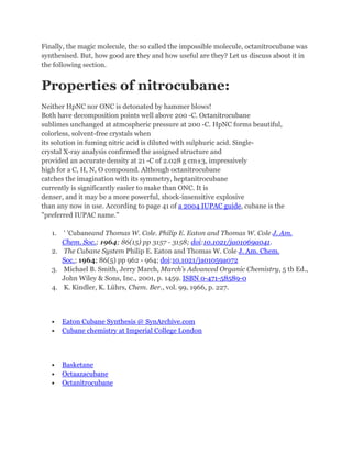 The magic of cubane | PDF