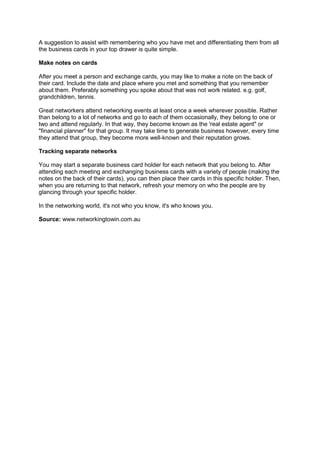 The Magic of Networking | PDF