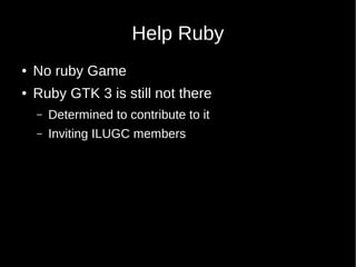 The magic of ruby | ODP | Programming Languages | Computing