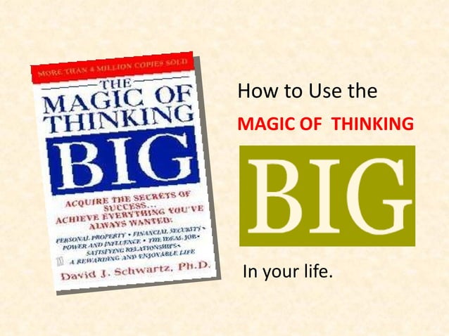 thinking big- book report | PPT | Careers