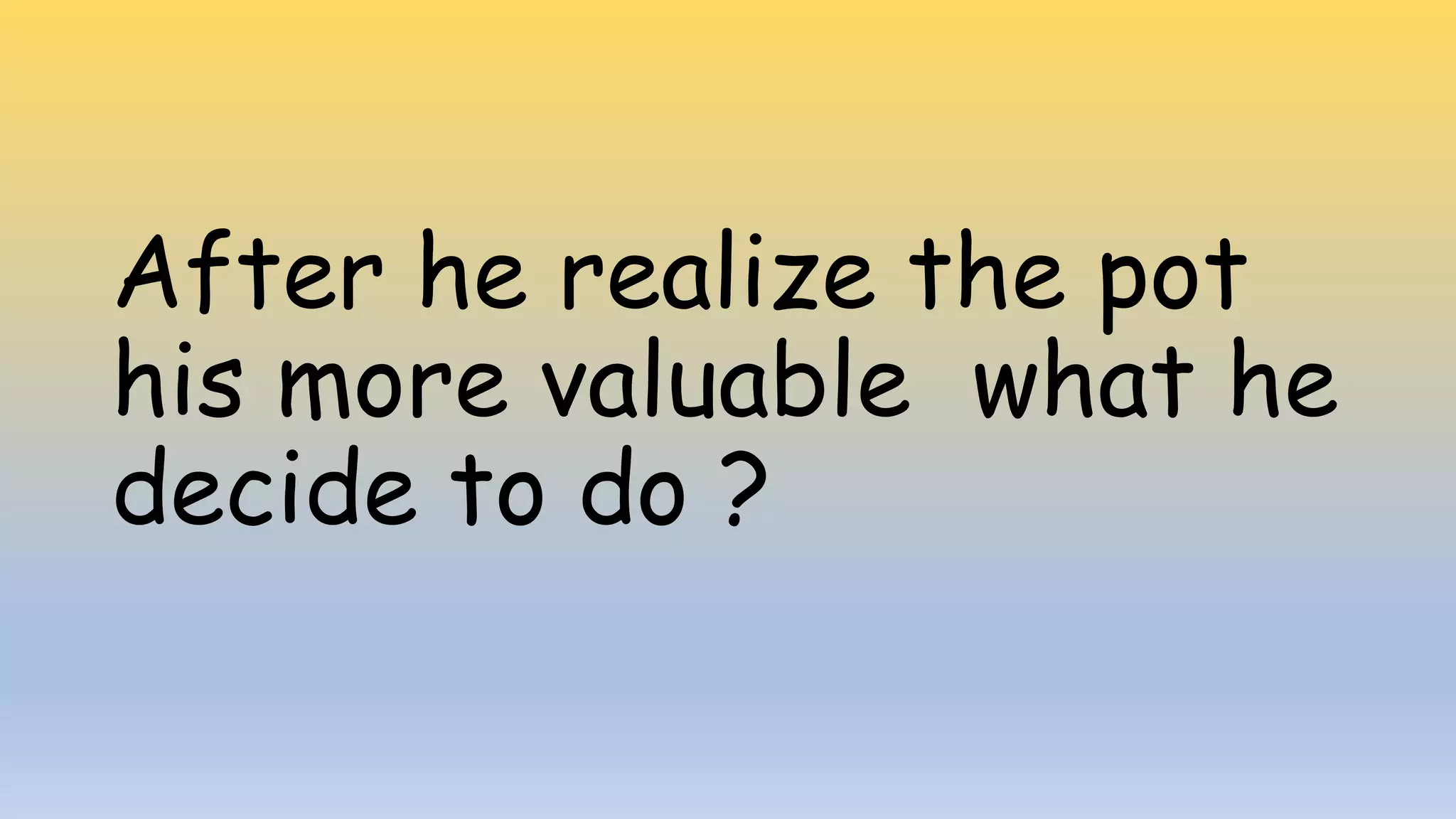 The magic pot | PPTX