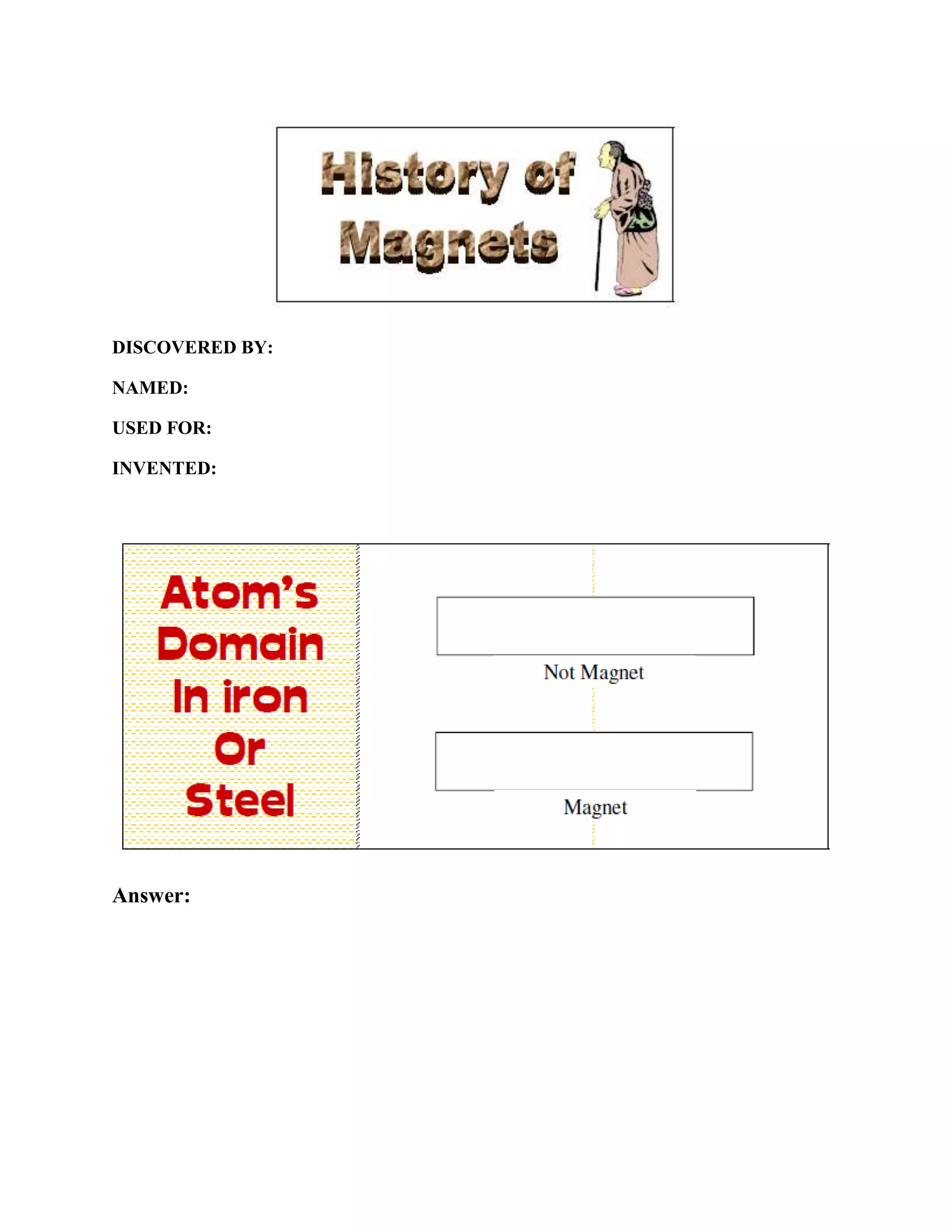 The Magic School Bus: Amazing Magnetism | DOCX | Geography | Science