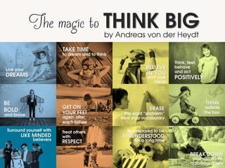 The magic to think big | PPT