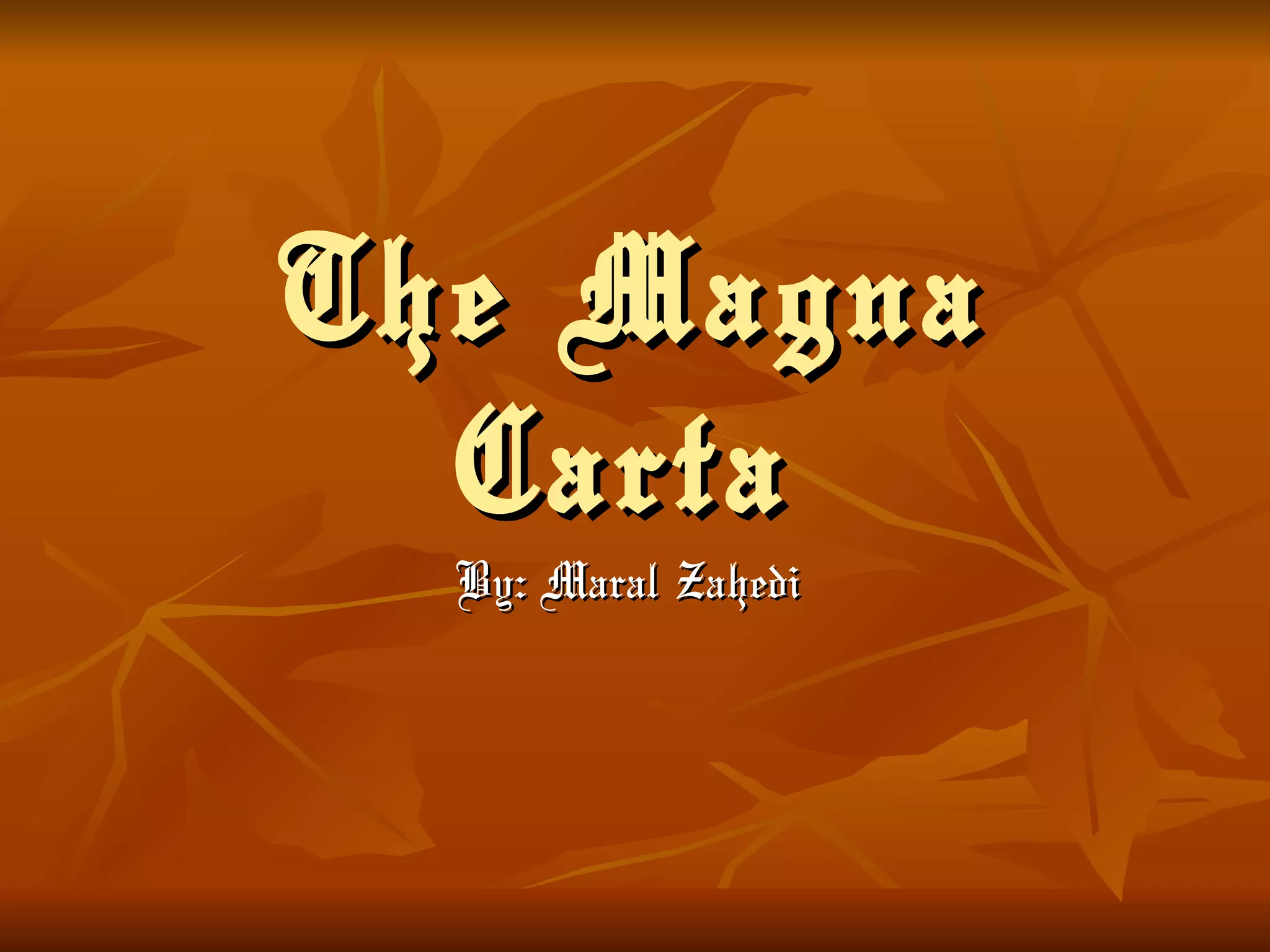 The magna carta | PPT