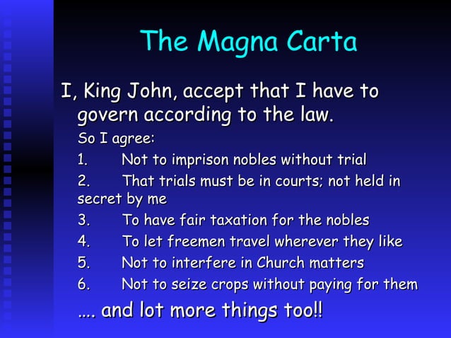 Magna Carta Power Point For History Class | PPT