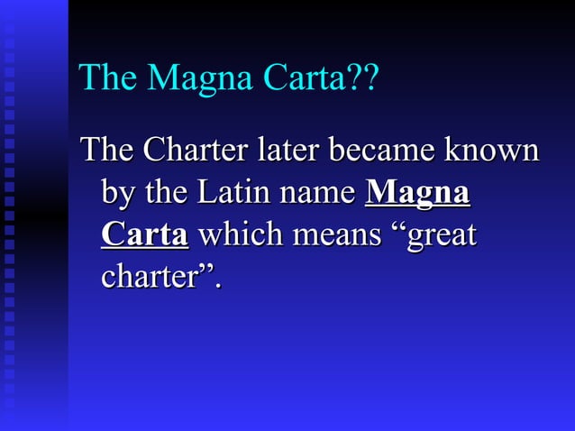 Magna Carta Power Point For History Class | PPT