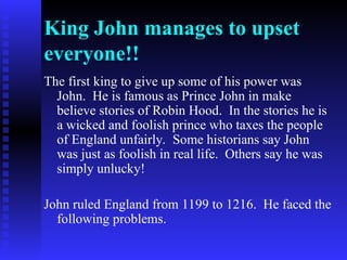 Magna Carta Power Point For History Class | PPT