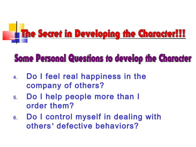 The magnetic character!! | PPT
