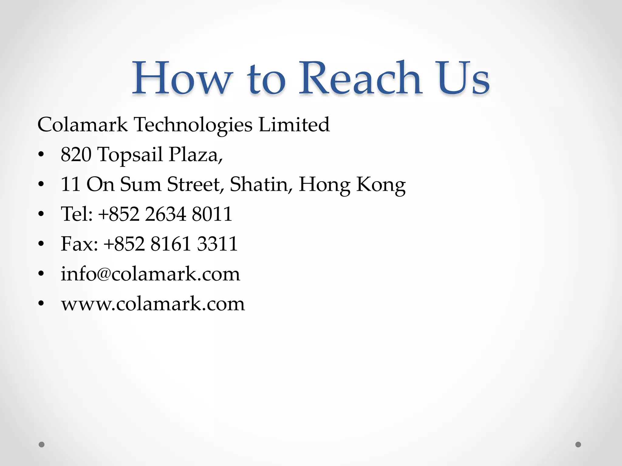 Colamark Technology:The magnificent vial labelling machine | PPTX