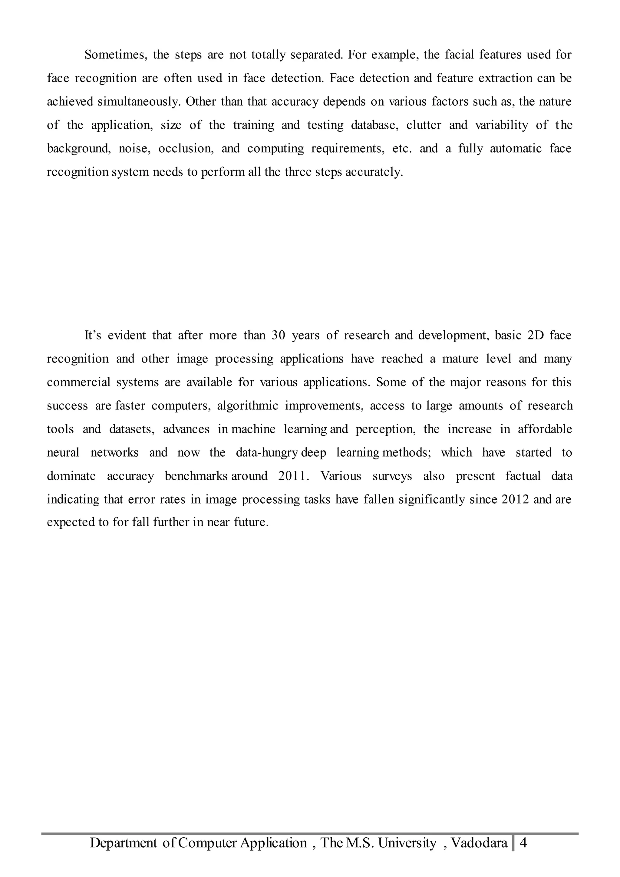 Face Recognition Attendance System | DOCX