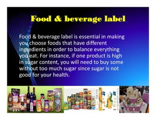 The main functions of labels | PDF | Pharmaceutical Drugs | Medical Health
