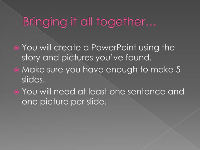 The main idea of a story | PPT