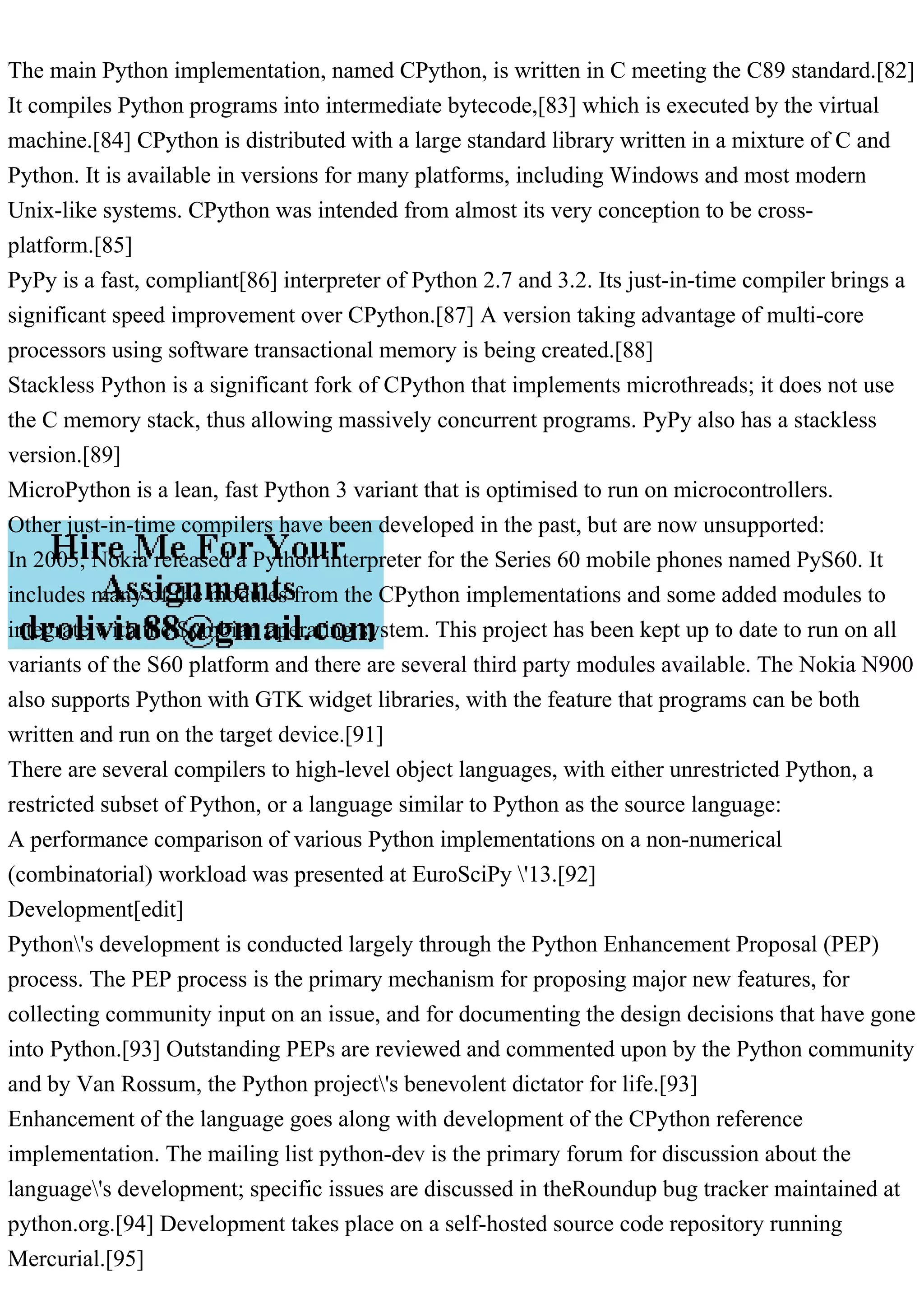 The Main Python Implementation Named Cpython Is Written In C Meetipdf