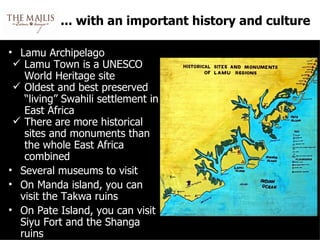 Lamu is an Indian Ocean destination | PPT