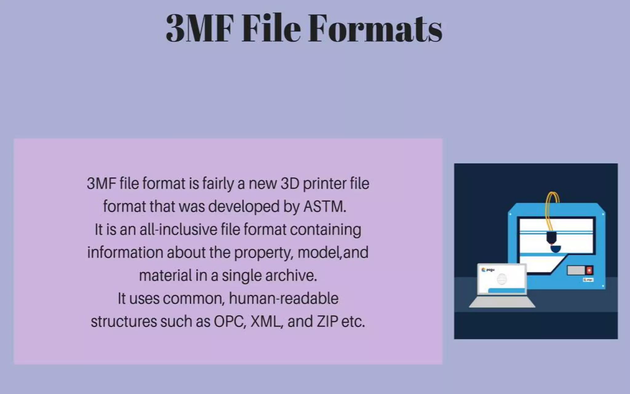 The Major 3D Printing File Formats | PPTX