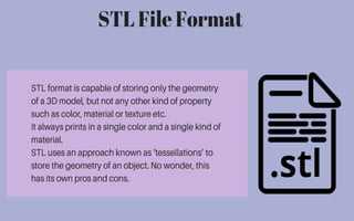 The Major 3D Printing File Formats | PPTX