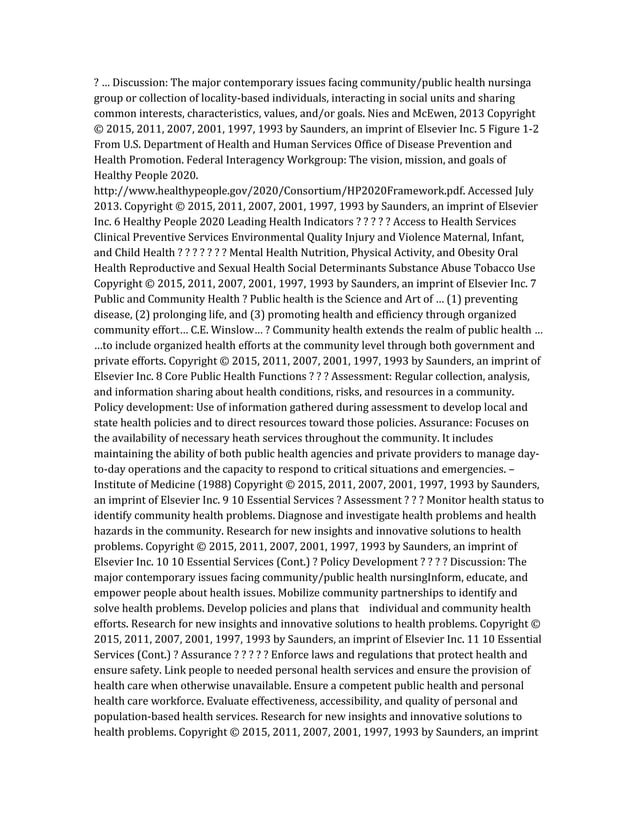 The major contemporary issues facing health nursing.pdf | Medical Health