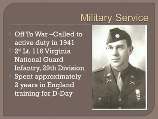 Thomas Dry Howie - The Major of St. Lo | PPT