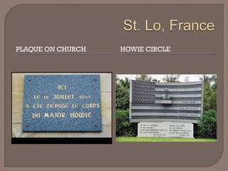 Thomas Dry Howie - The Major of St. Lo | PPT