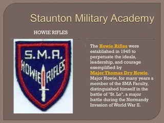 Thomas Dry Howie - The Major of St. Lo | PPT