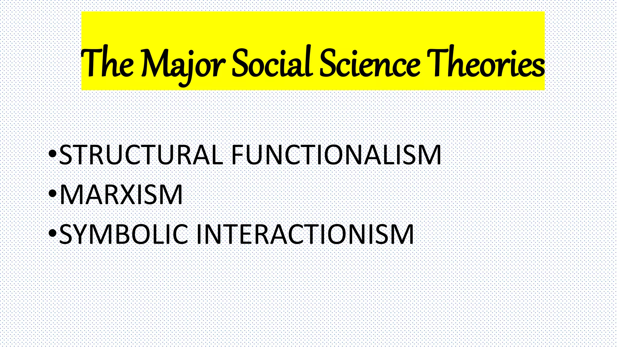 The Major Social Science Theories.pptx