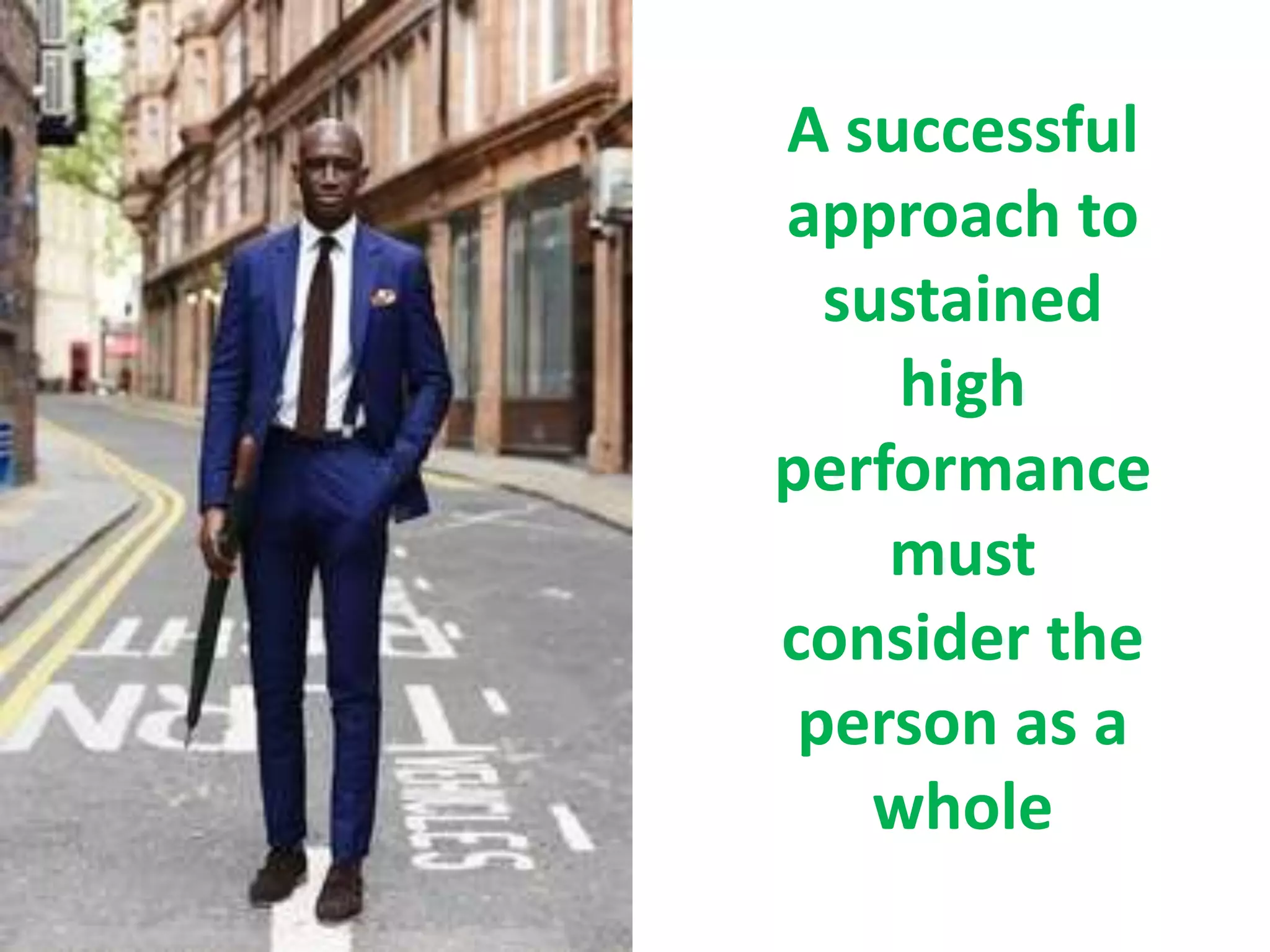 The making of a corporate athlete | PPTX