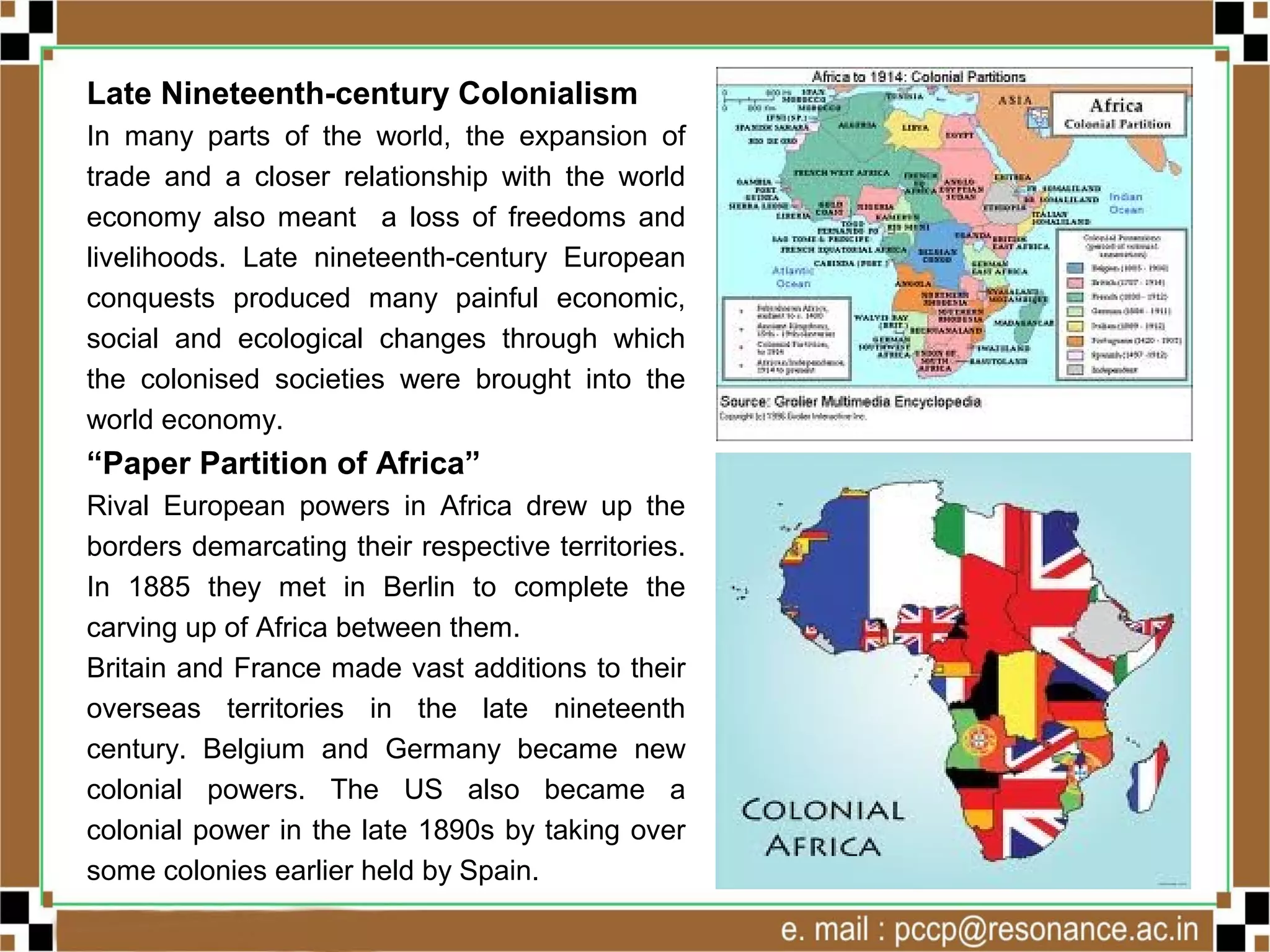 The making of a global world | PPSX