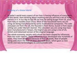 The making of a global world | PPTX